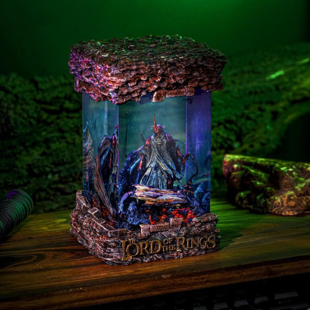 Witch-king of Angmar Lord of the Rings Lamp, LOTR Resin Art Night Light ...