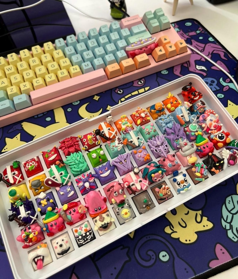 Custom Clay Keycaps for Keyboards! - Etsy