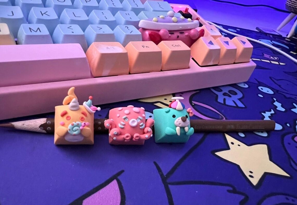Custom Clay Keycaps for Keyboards! - Etsy