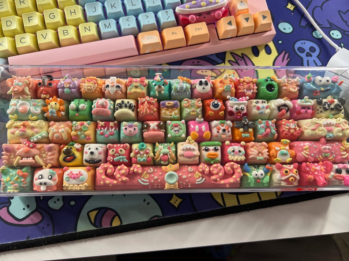 Custom Clay Keycaps for Keyboards! - Etsy