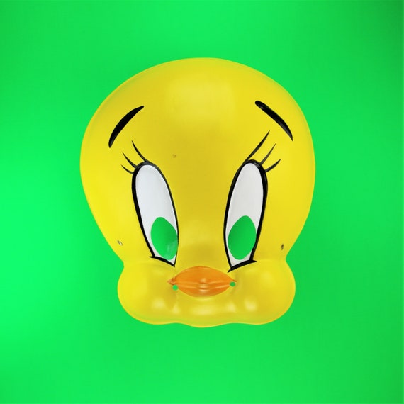Vintage looney Tunes Tweety Bird Halloween Mask Bird … - Gem