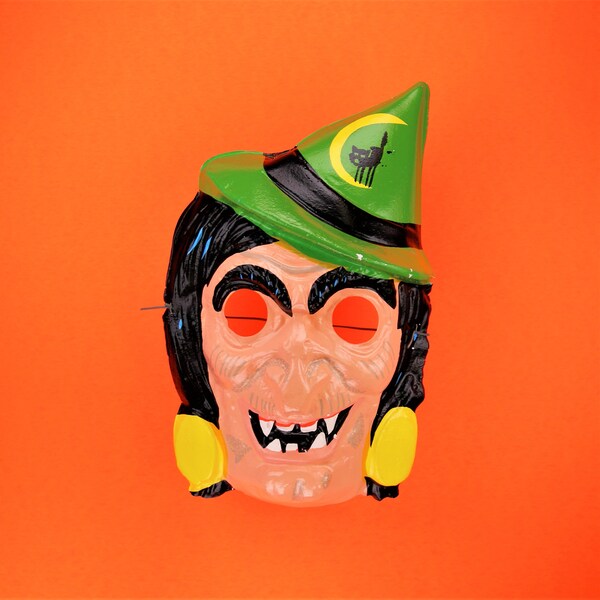 Witch Face Mask - Etsy