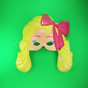 Vintage Fashion Barbie Mattel Halloween Mask Doll Costume - Etsy