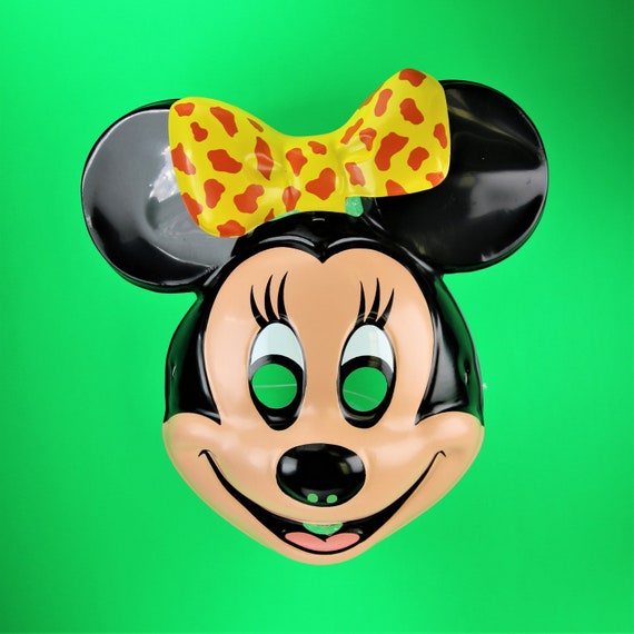 Vintage Disney Minnie Mouse Ben Cooper Halloween Mask - Gem