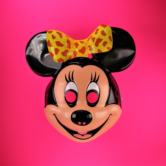 Vintage Disney Minnie Mouse Ben Cooper Halloween Mask - Gem
