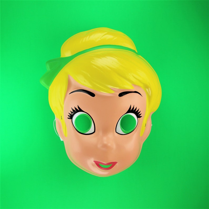 Vintage Disney Tinkerbell Halloween Mask Peter Pan Fairy - Etsy