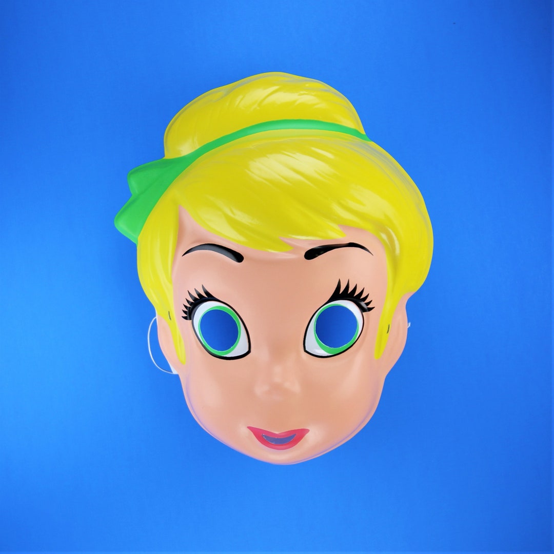 Vintage Disney Tinkerbell Halloween Mask Peter Pan Fairy - Etsy