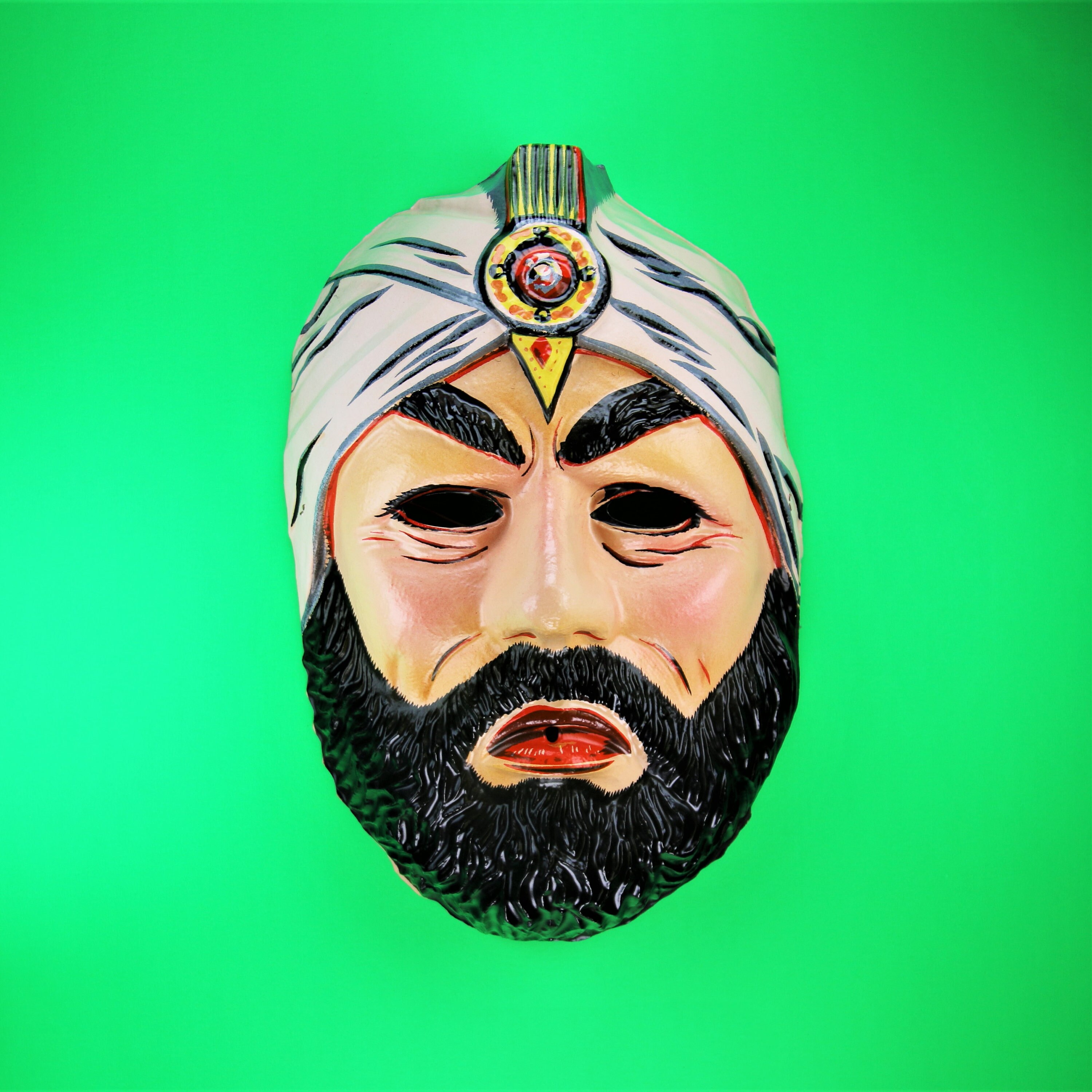 Rare Vintage Zoltar Genie Halloween Mask Sheik Wizard Zoltan - Etsy