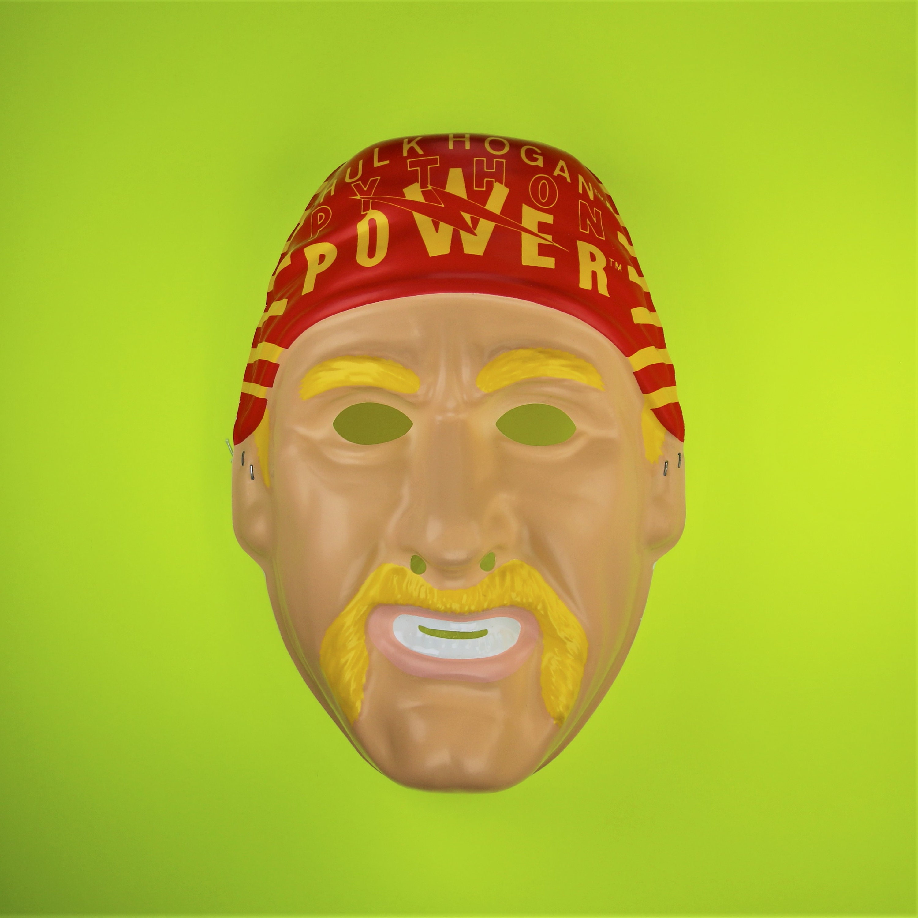 WWF WWE Hulk Hogan Halloween Mask WCW Nwo Wrestling Wrestler ...