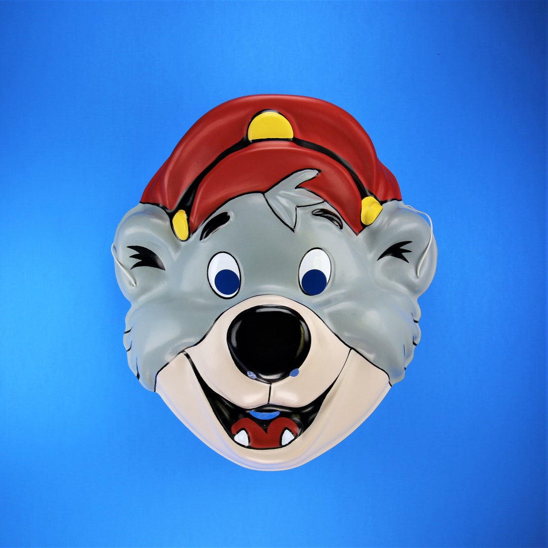 Vintage Disney Jungle Book Baloo Ben Cooper Halloween Mask Tailspin - Etsy