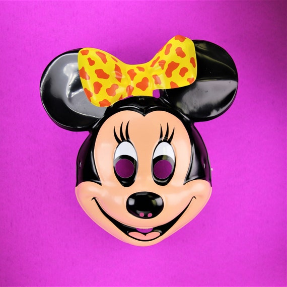 Vintage Disney Minnie Mouse Ben Cooper Halloween Mask - Gem