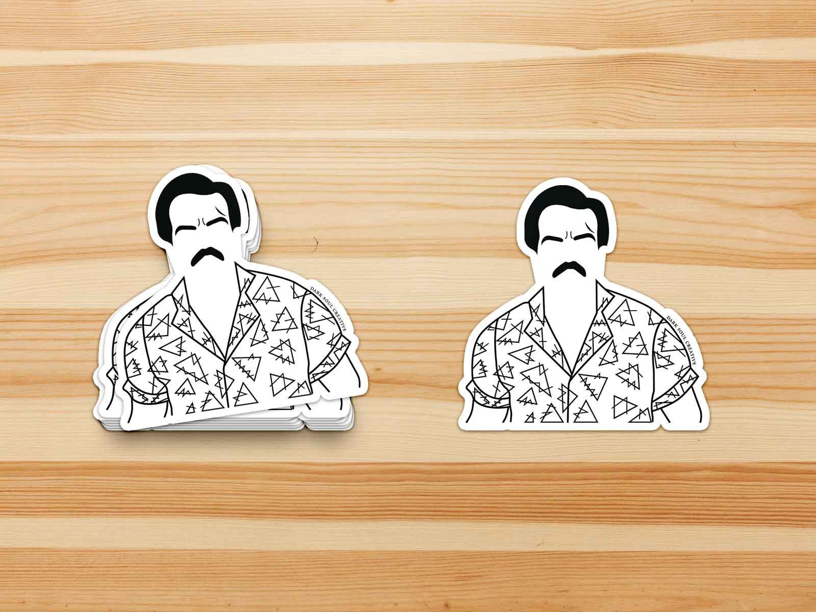 Stranger Things Hopper Sticker - Etsy