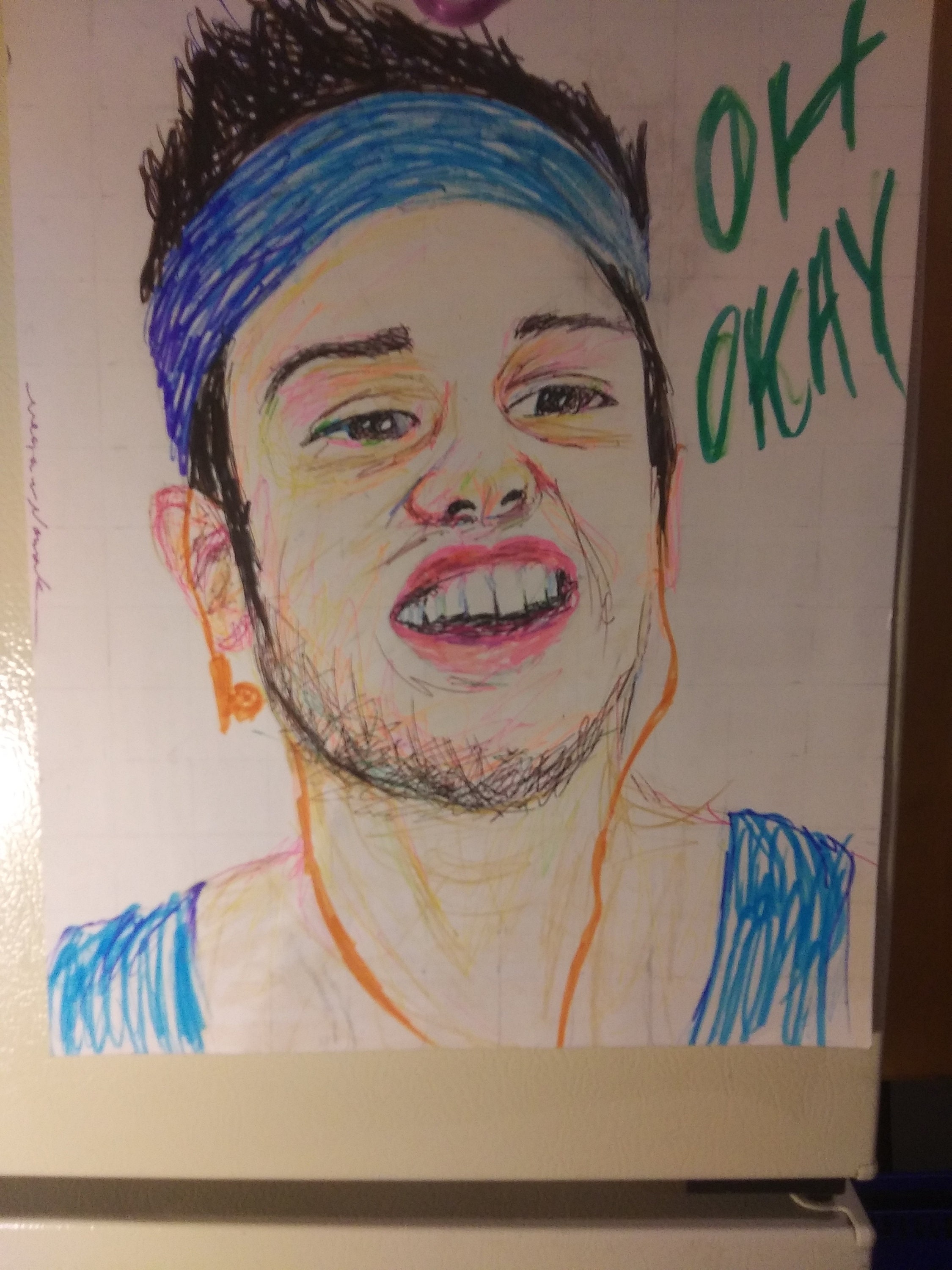 Pete davidson : Portrait de Chad SNL | Etsy