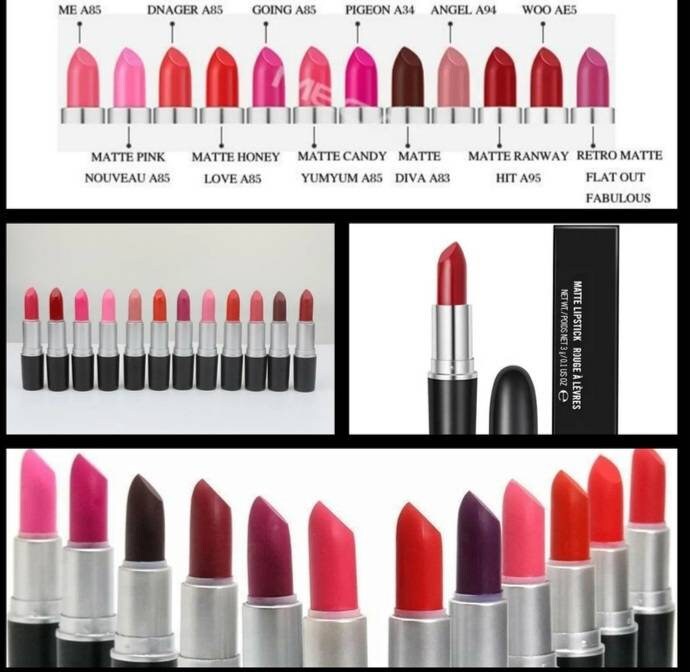 Lipstick Color Chart