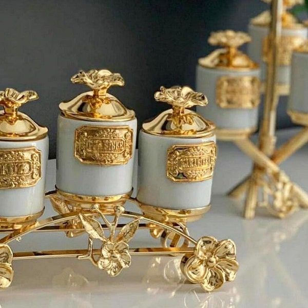 Ceramic Spice Box - Etsy