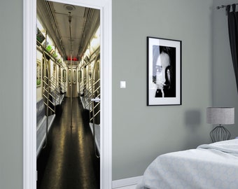 Home Décor Office Decor New York Subway Door Decal Home Decor Subway ...