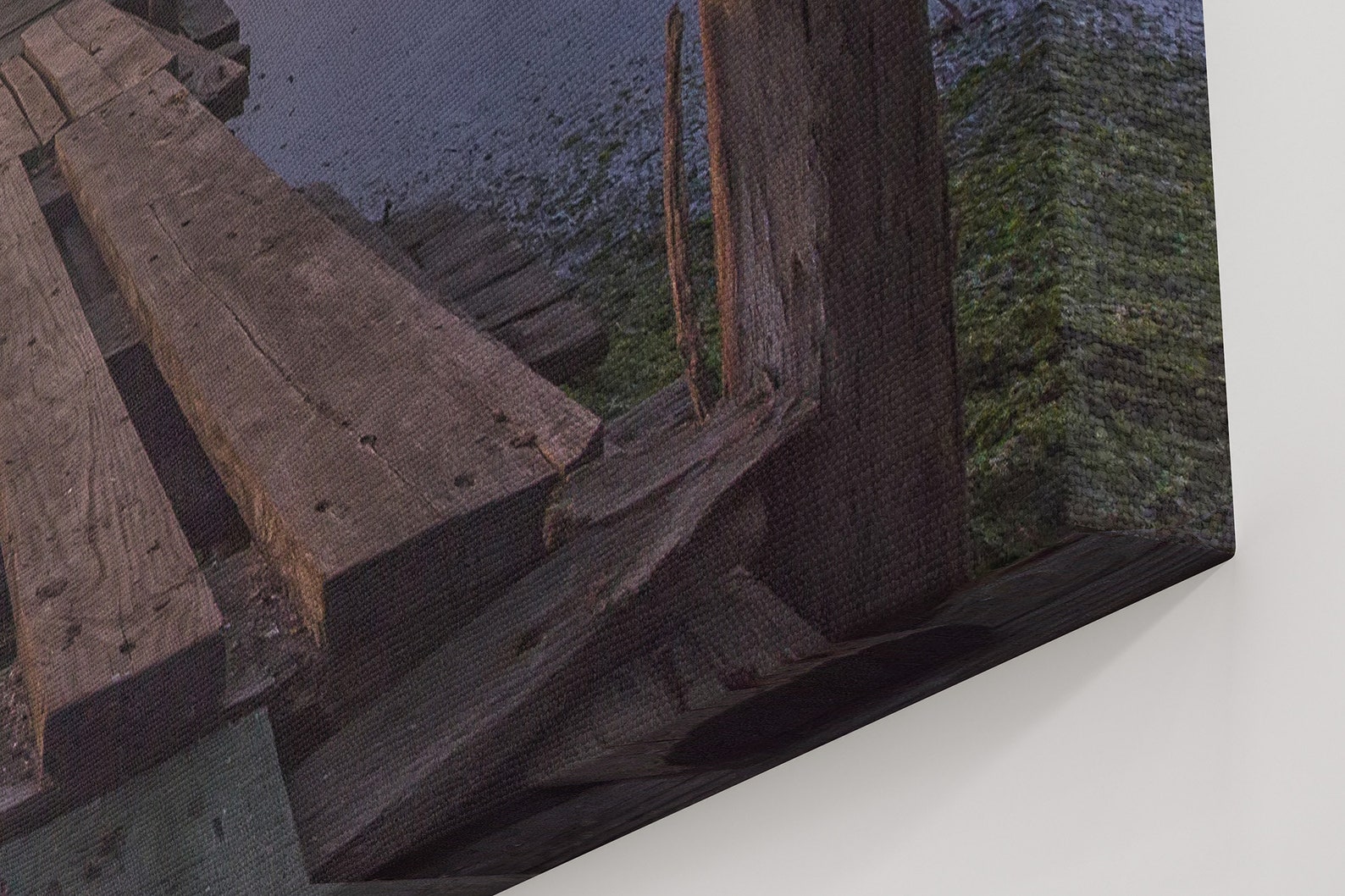 Wooden Dock Sunset Canvas Sunset at the Pier Canvas Serene | Etsy