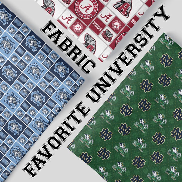 University Fabric - Etsy