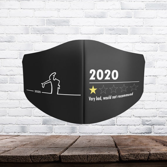 La Linea funny Face Mask 2020 Very Bad Face Mask Stylish | Etsy