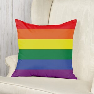 LGBT Pride Pillowcase, Pride Colors Pillowcase, Comfortable Decorative ...