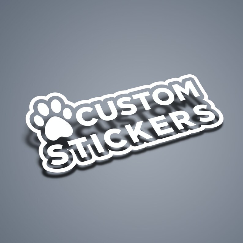 50 Custom Die Cut Clear Vinyl Stickers Pack. Your Custom Vinyl - Etsy