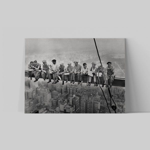 Lunch Atop a Skyscraper - Etsy