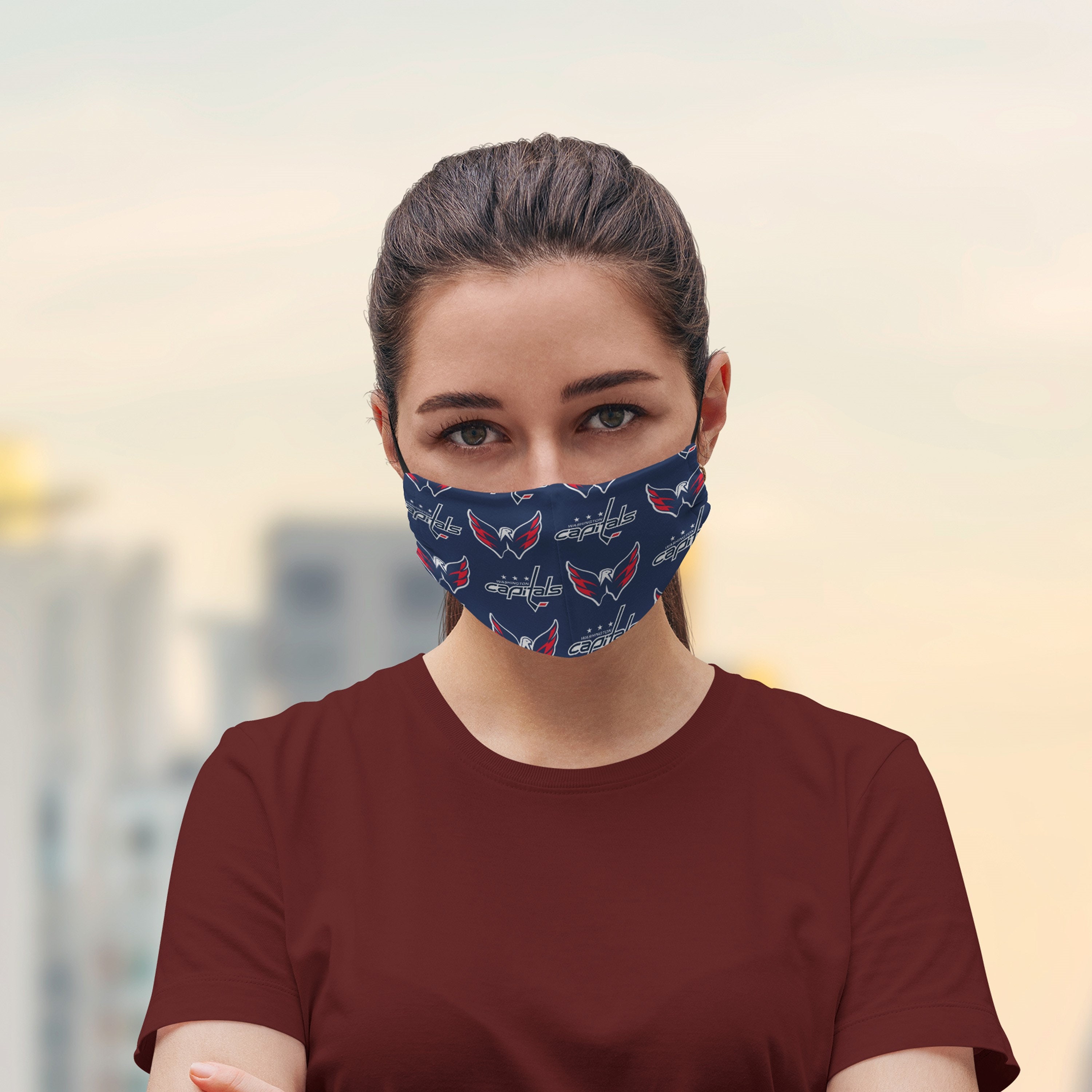 NHL Washington Capitals Face Mask Sport Masks American | Etsy