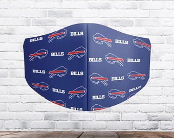Buffalo Bills Face Masks | Etsy