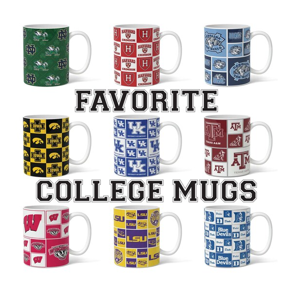 College Mugs - Etsy