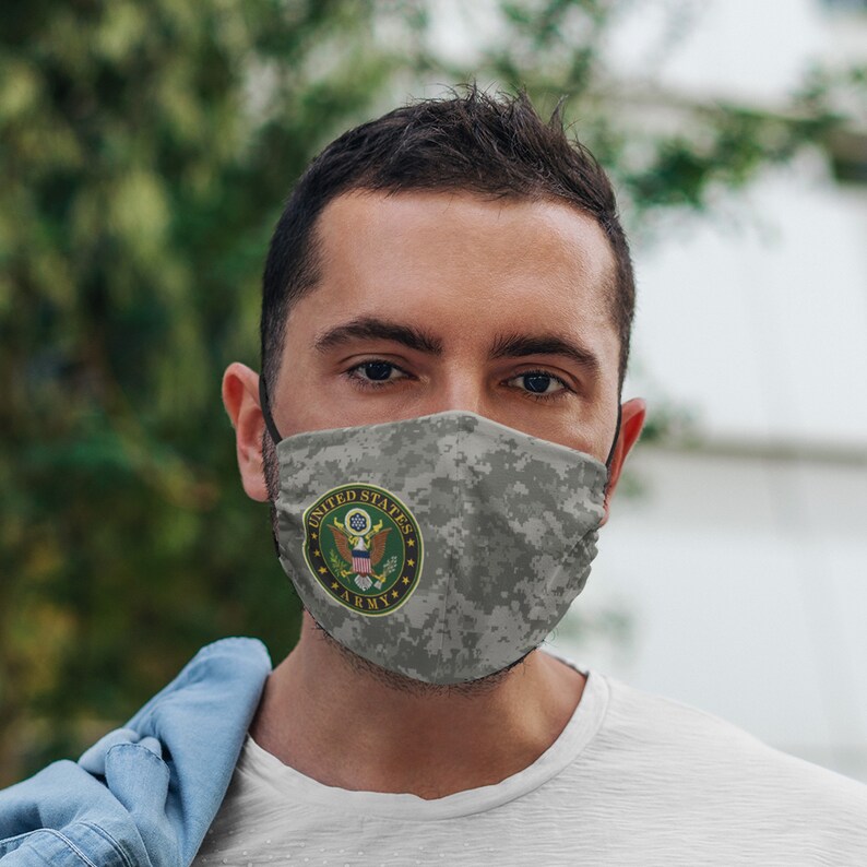 US Army Mask-camo Face Mask Trendy Masks Fashionable Masks - Etsy