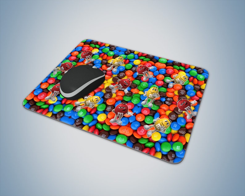 M&m's Mouse Pad Candy Lovers Mouse Pad Fun Anti-slip - Etsy