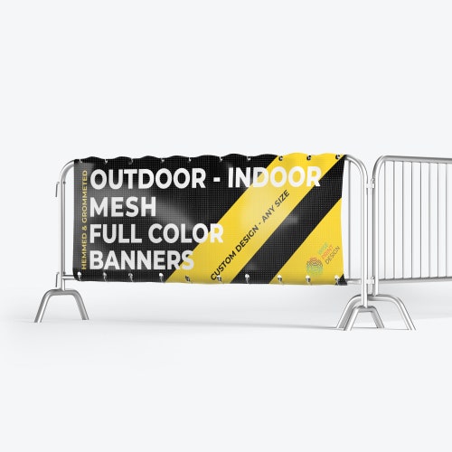 Canopy Vinyl Banner 9ft X 1ft Full Color Custom Printed Banner - Etsy