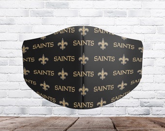 Saints Face Mask - Etsy