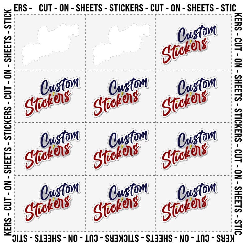 Custom Vinyl Stickers Pack. Your Custom Vinyl Sticker or Decal - Etsy