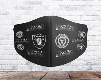 Raiders Face Mask - Etsy