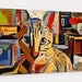 Abstract Cat Composition, Cat Lovers Wall Art, Framed Print, Various ...