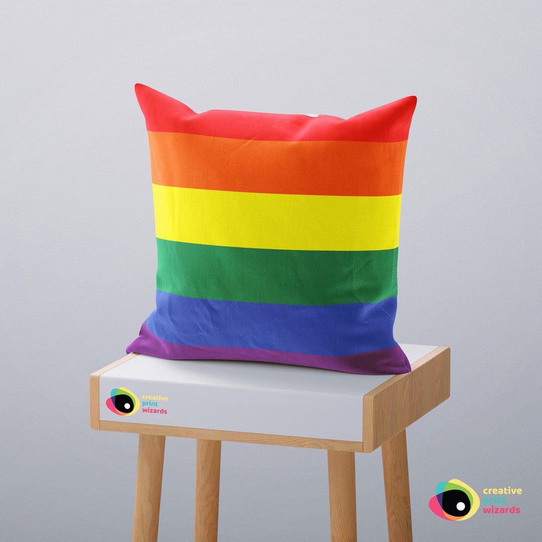 LGBT Pride Pillowcase, Pride Colors Pillowcase, Comfortable Decorative ...