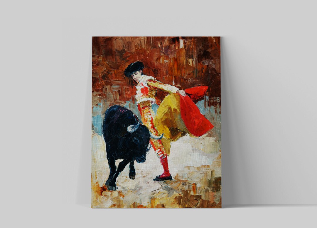 Matador Canvas, American Wall Art, Framed Print, Various Sizes - Etsy