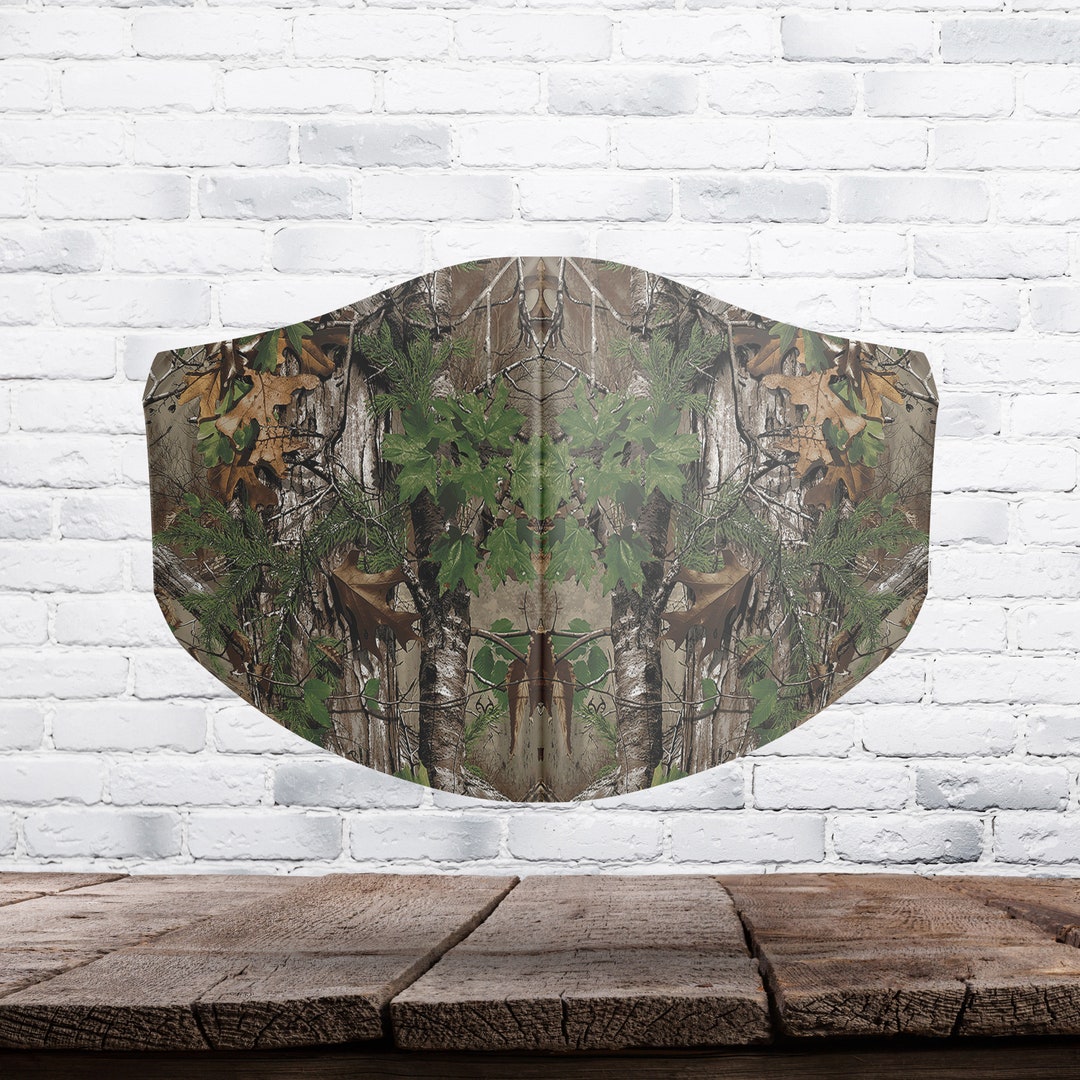 Hunting Camo Face Mask Forest Camomask trendy Masks - Etsy