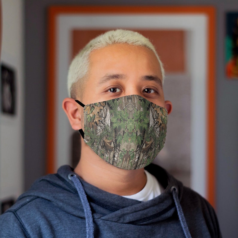 Hunting Camo Face Mask Forest Camomask trendy Masks - Etsy UK