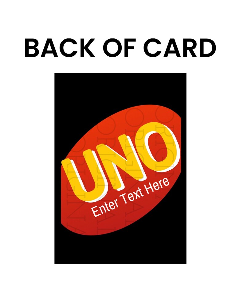 CUSTOM PERSONALIZED Uno Cards Card Game 15 Different Photos Custom Full ...