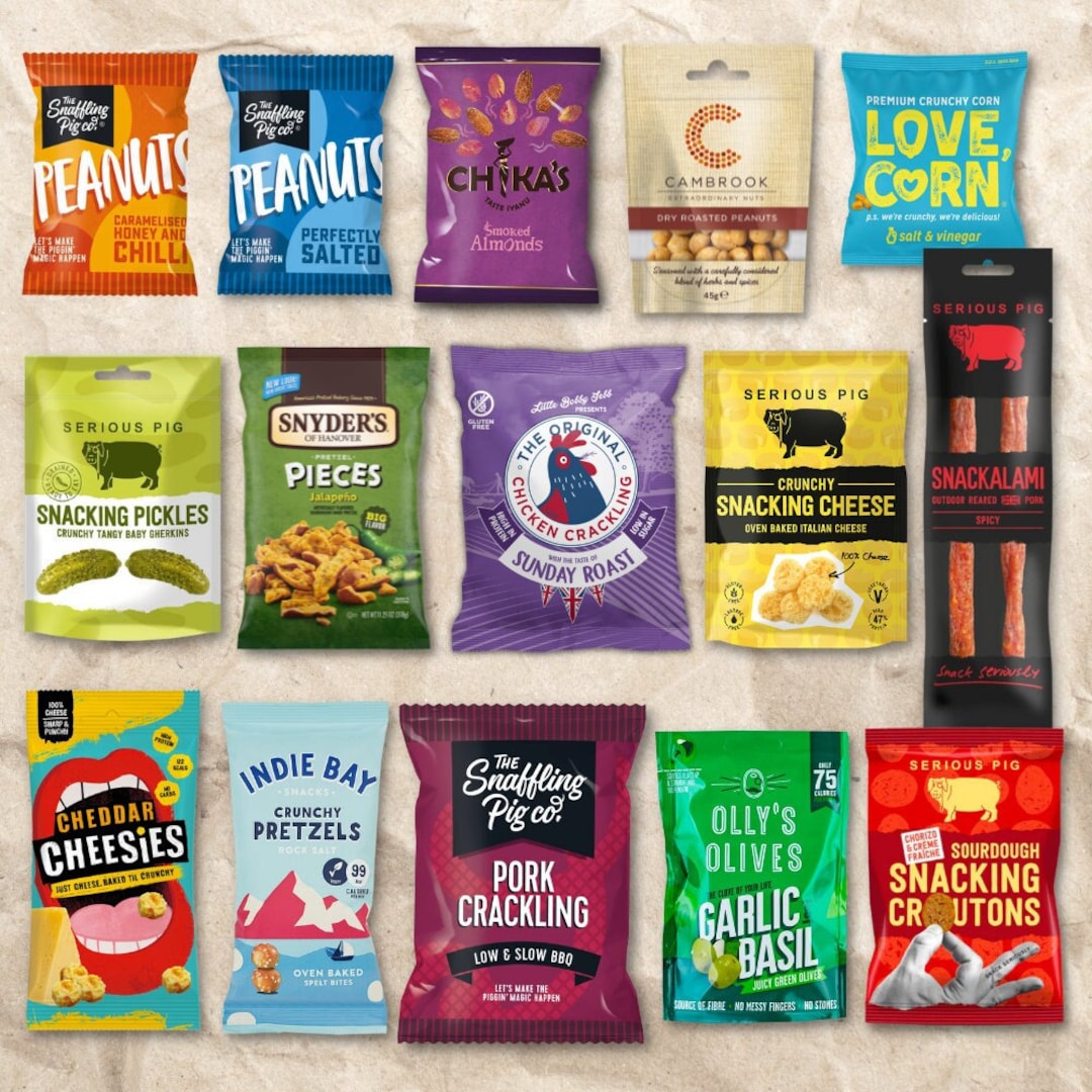 Beer Snacks / Pub Snacks / Best With Beer Snack Box - Birthday / Thank ...