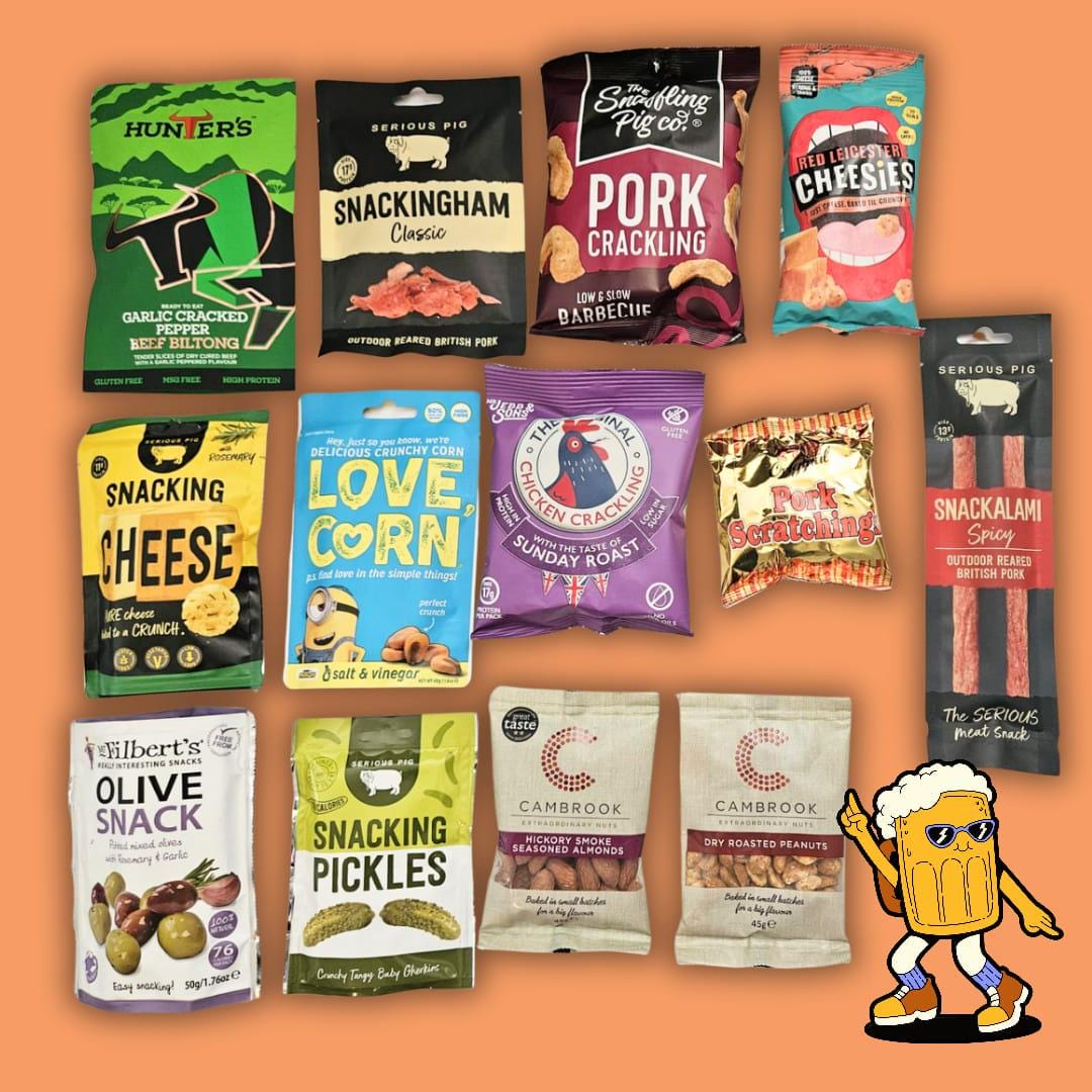 Beer Snacks / Pub Snacks / Best With Beer Snack Box - Birthday / Thank ...
