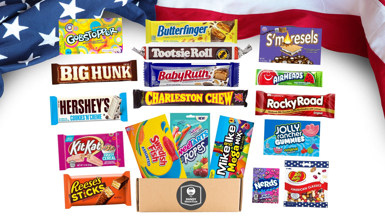 American Snack Box letterbox Size American Candy and | Etsy