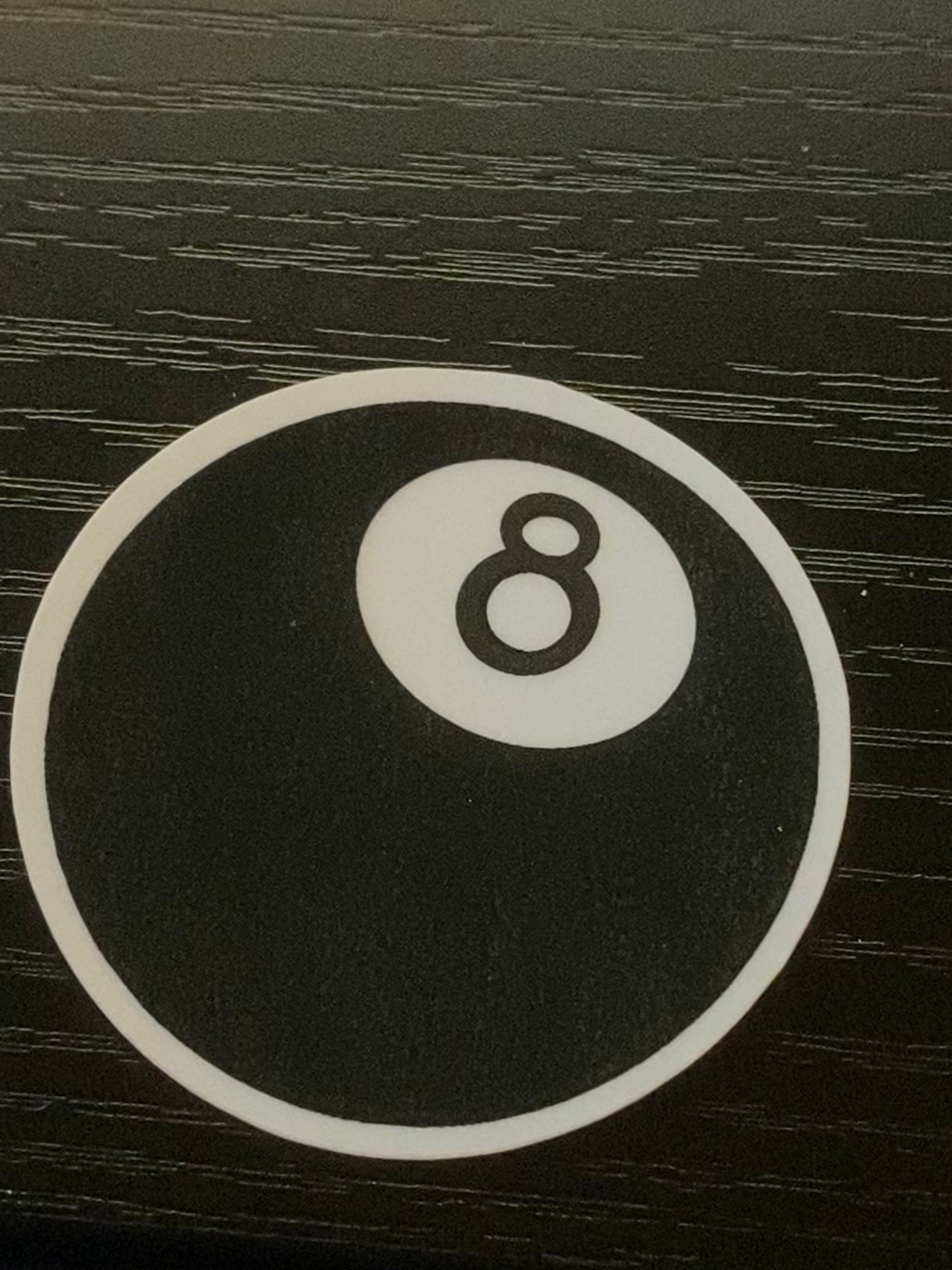 8 Ball Sticker Die Cut Sticker Pool Billiards - Etsy