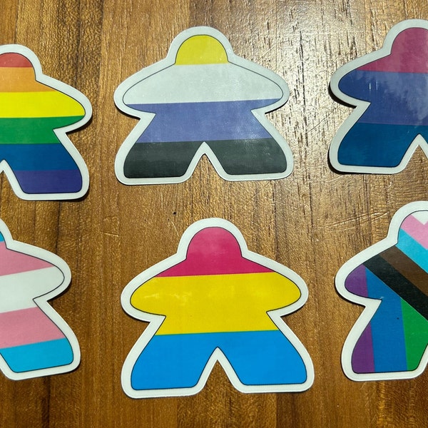 Meeple Stickers - Etsy