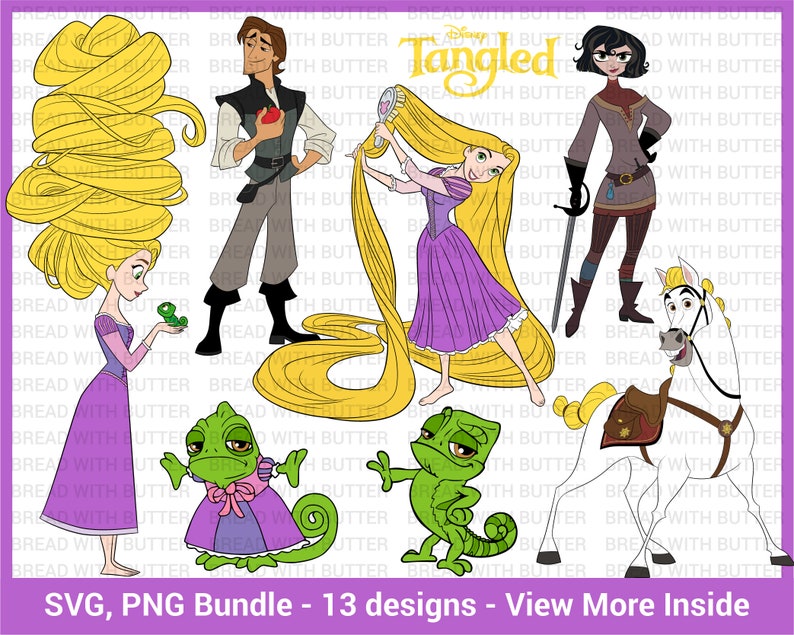 Tangled Bundle Tangled Svg Tangled Printable Tangled Cut - Etsy
