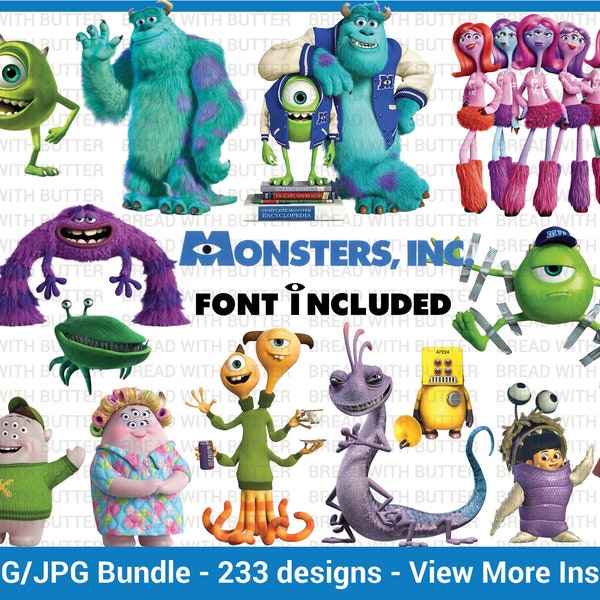Monster Clip Art - Etsy