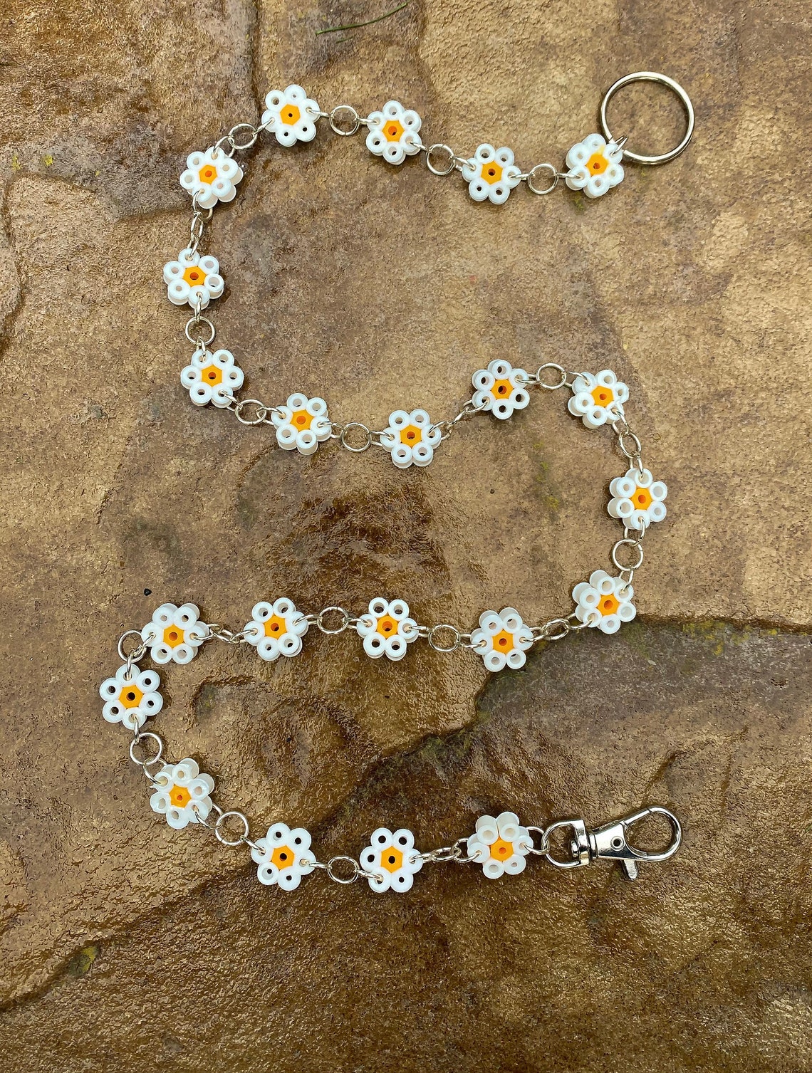 Flower Beaded Belt Chain - Etsy