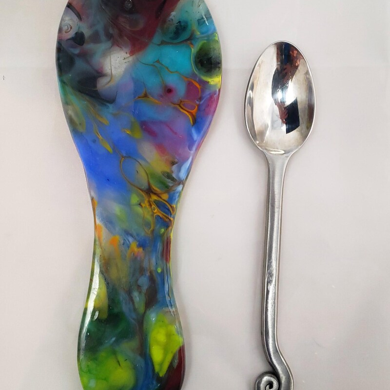 Glass Spoon Rest - Etsy